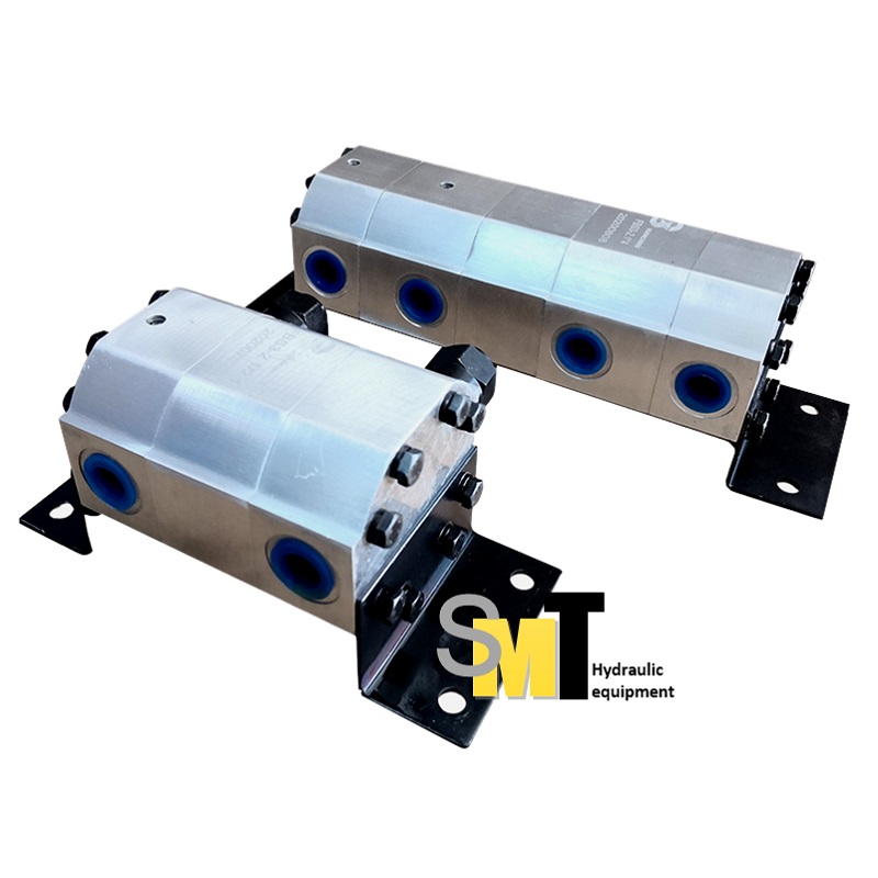 Hydraulic Synchronous Valve Rotary Gear Flow Dividers