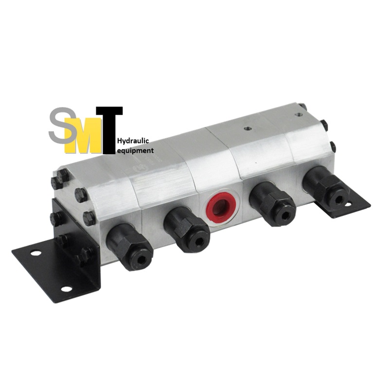 Hydraulic Synchronous Valve Rotary Gear Flow Dividers